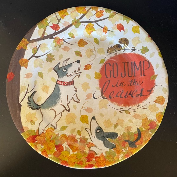 Pier 1 | Kitchen | Pier Go Jump In The Leaves Single Plastic Plate 217 ...